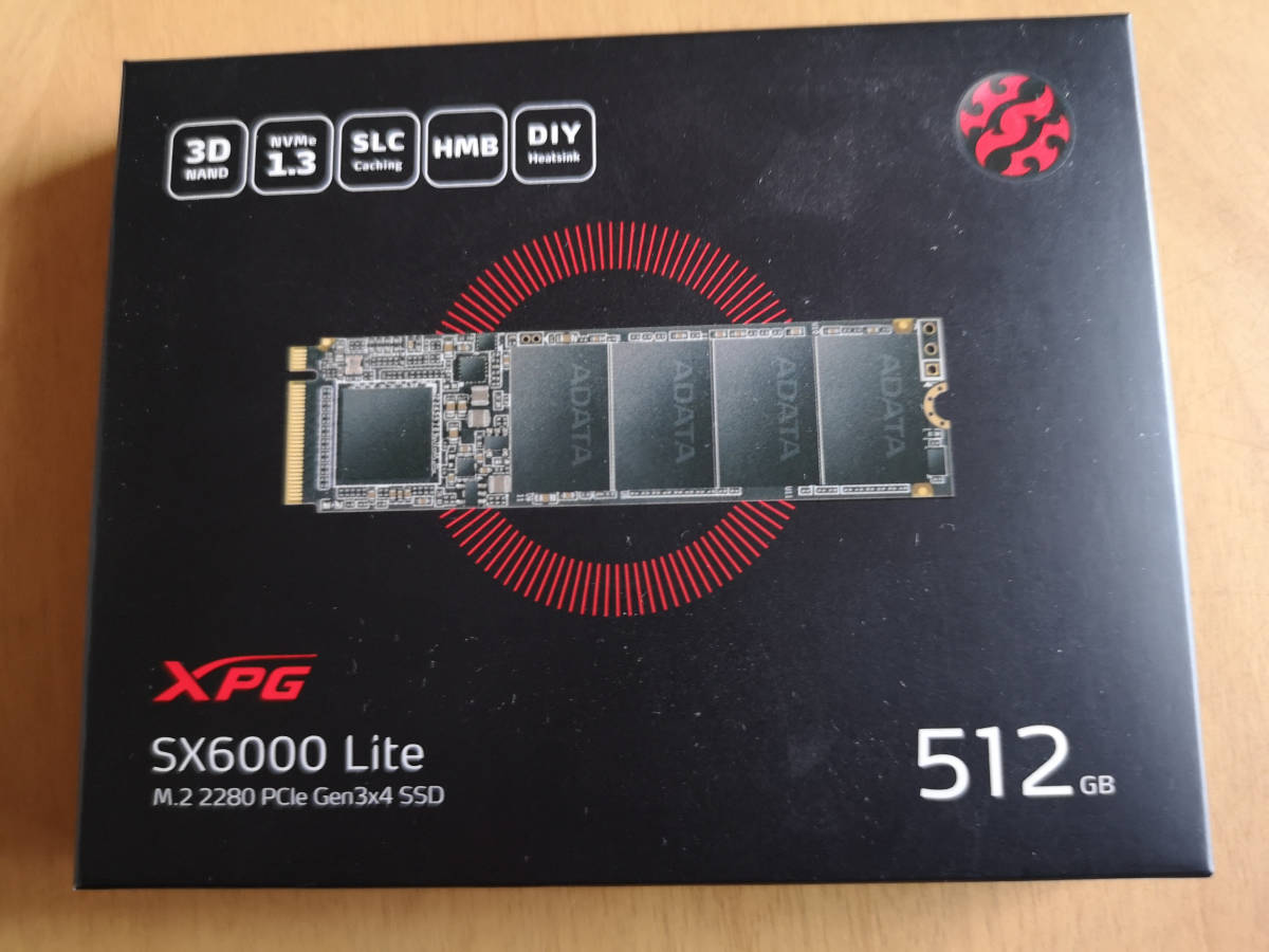 【目立った傷や汚れなし】ADATA NVME SSD SX6000 Lite 512GBの落札情報詳細 - ヤフオク落札価格検索 オークフリー