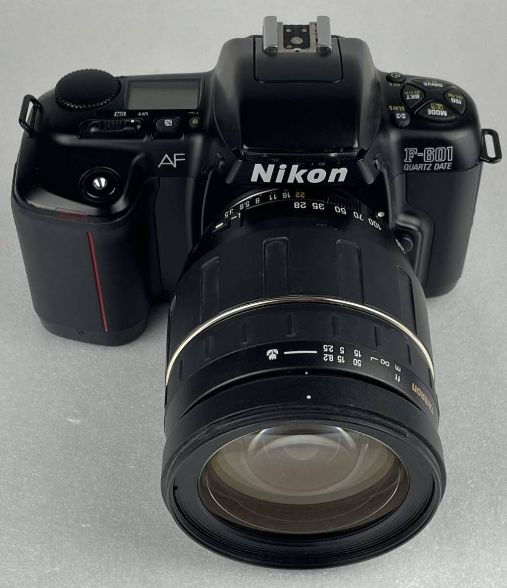 【傷や汚れあり】真773【Nikon/ニコン】Nikon F−601 QUARTZ DATE レンズ付き TAMRON AF ...