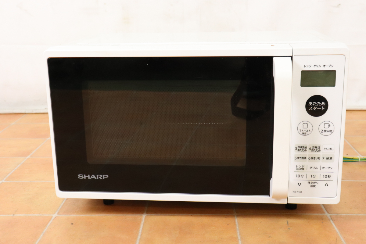 【傷や汚れあり】【動作OK】SHARP RE-F161-W シャープ 電子レンジ オーブンレンジ 2022年製 005JYCO07の落札情報詳細 - ヤフオク落札価格検索 オークフリー