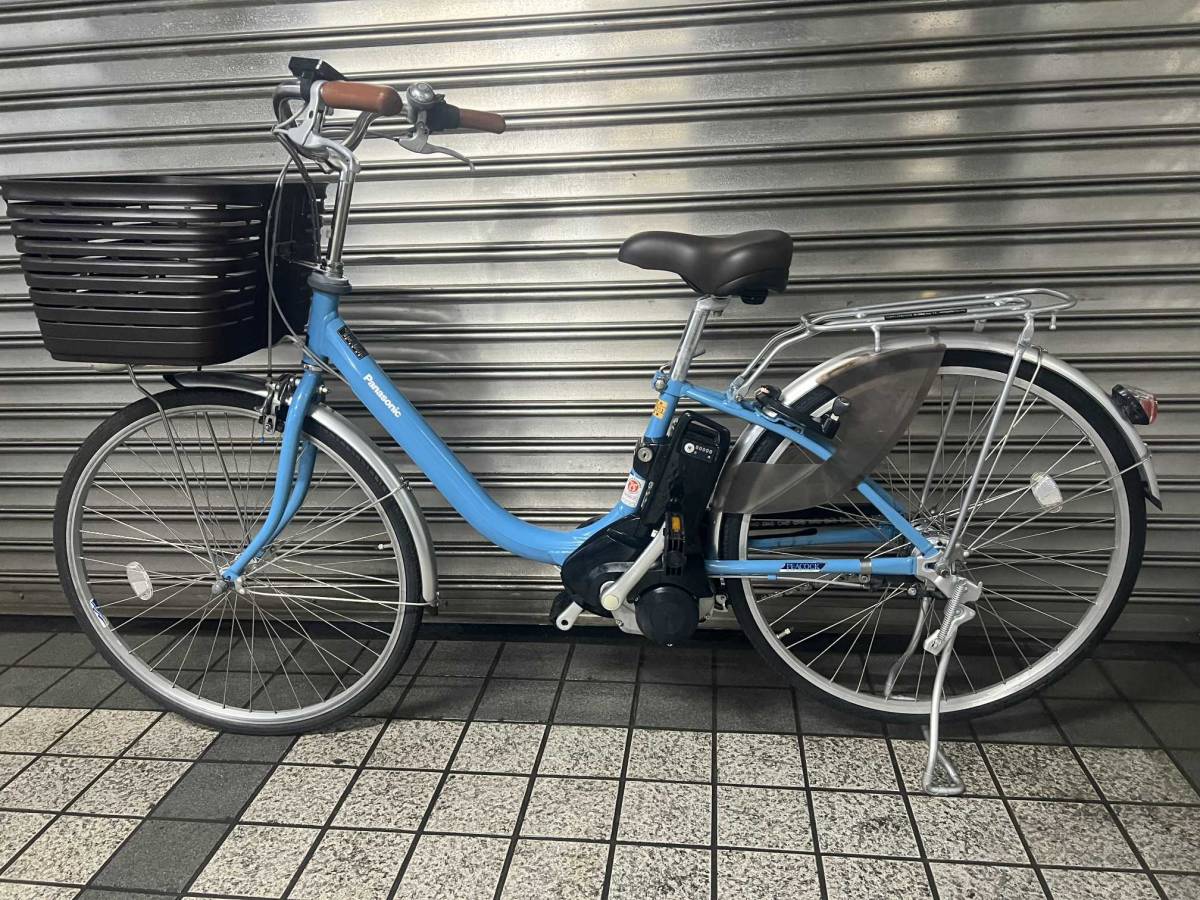 【やや傷や汚れあり】【Panasonic】電動アシスト自転車 ビビ・LU 26型 12Ah 内装3段変速 ターコイズブルーの落札情報詳細 ...