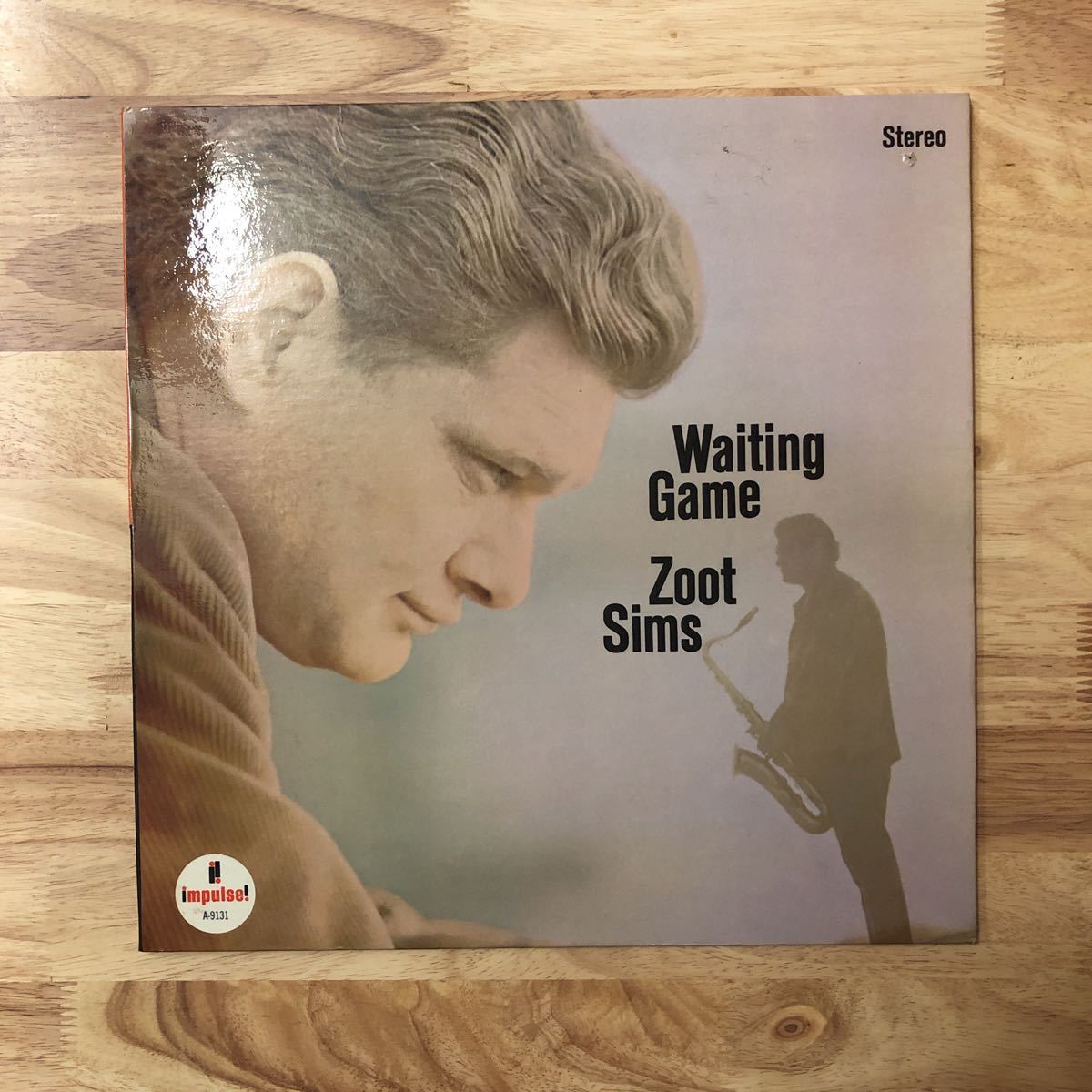 【やや傷や汚れあり】LP ZOOT SIMS/WAITING GAME[USオリジナル:初年度67年PRESS:MONO:橙LBL ...