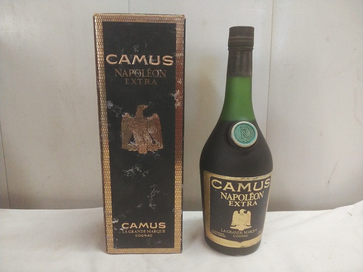 【やや傷や汚れあり】未開栓 古酒 ブランデー【 CAMUS NAPOLEON EXTRA COGNAC 700ml 】未使用在庫品 カミュー ナポレオン エクストラ コニャックの落札情報詳細 ...