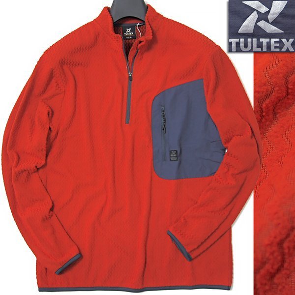 【未使用】新品 タルテックス 軽量 保温 AIR フリース ハーフジップ L 赤 【I41868】 TULTEX U.S.A. 秋冬 メンズ ブルゾン ストレッチ プルオーバーの落札情報詳細 ...
