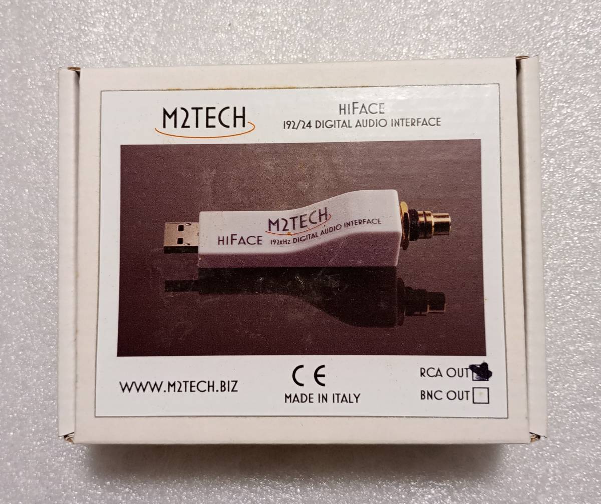 【目立った傷や汚れなし】V056【動作品】USB DDC M2Tech hiFace USB2.0→同軸出力 24bit 192kHz【送料 ...
