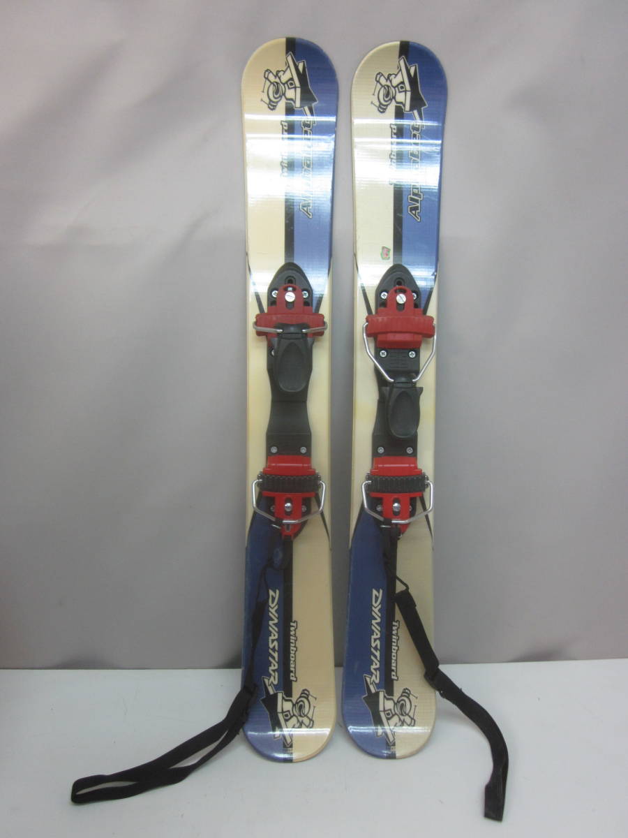 【傷や汚れあり】★32）ワイド幅ファンスキー・ディナスター「DYNASTAR/Twinboard alphabet」 全長-99cm リーシュ ...