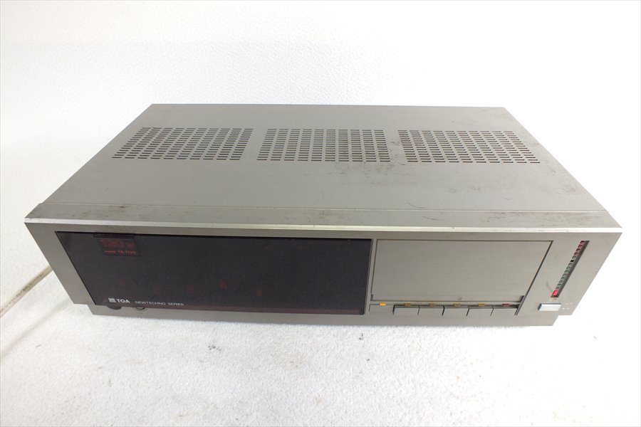 【傷や汚れあり】 TOA TA-1120 NETECHOシリーズ トーア 卓上型アンプ 中古 現状品 231208T3169の落札情報詳細 ...