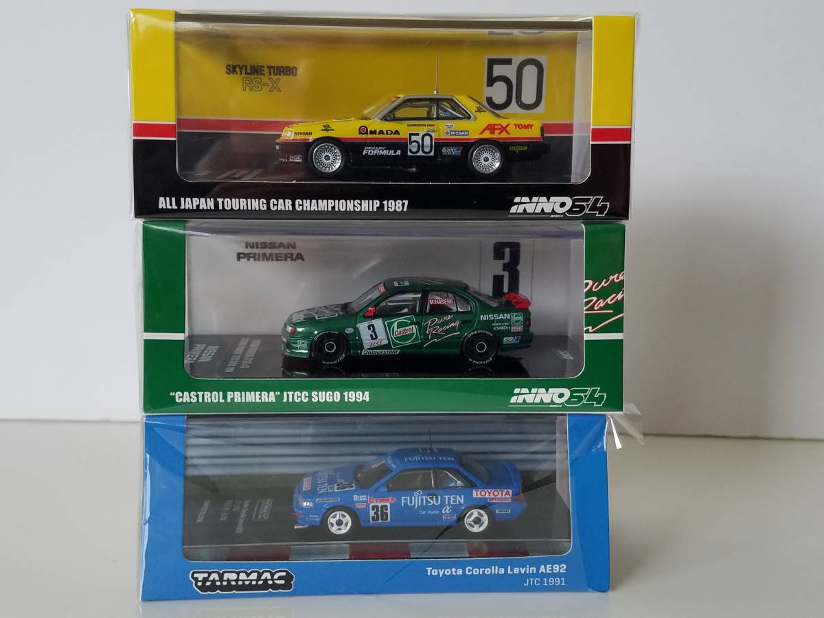 【未使用】②新品 INNO Models IN64-P10-CA3 1/64 日産 Nissan プリメーラ (P10) #3 ...