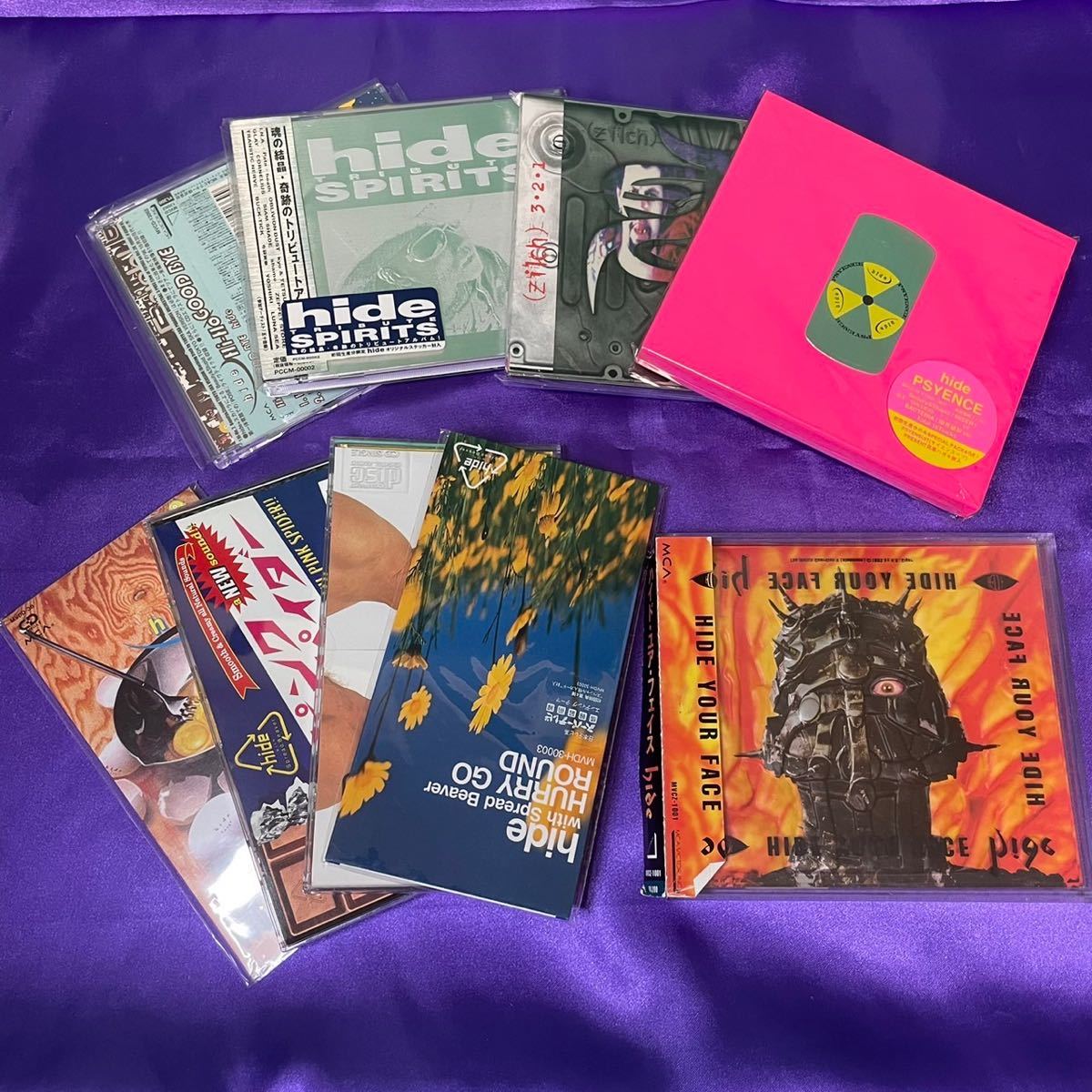 【傷や汚れあり】hide CD まとめて ハイド SPIRITS PSYENCE HIDE YOUR FACE X JAPAN ベビーメタル ...
