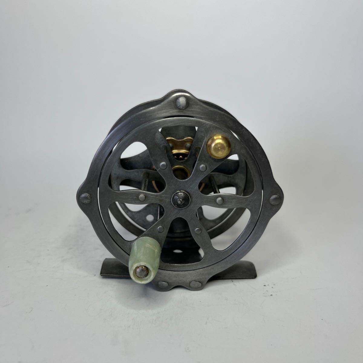 【やや傷や汚れあり】Antique Vintage Skeleton Fly Fishing Reel Made in U.S.A.の落札情報 ...