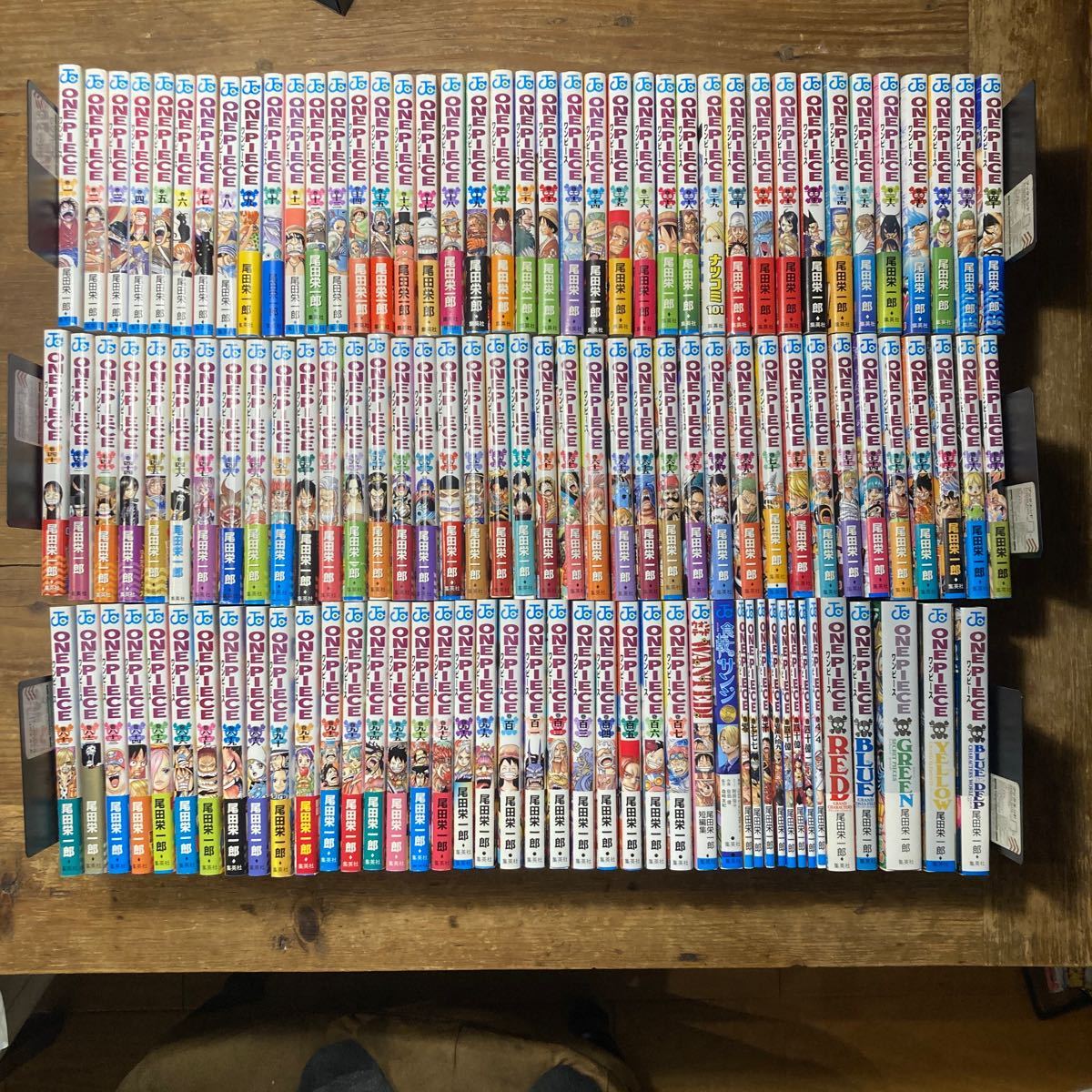 【やや傷や汚れあり】初版 ワンピース 帯付き ジャンパラ0巻 1巻〜107巻 ウォンテッド 777巻 千巻 壱萬八拾九巻 40億巻 4/4巻