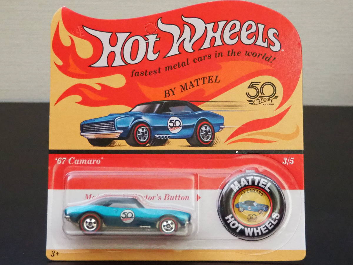 【やや傷や汚れあり】hot Wheel 2018 Hw 50th Originals Collection 67 Camaro スペクトラフレーム 50周年記念 Limited Edition