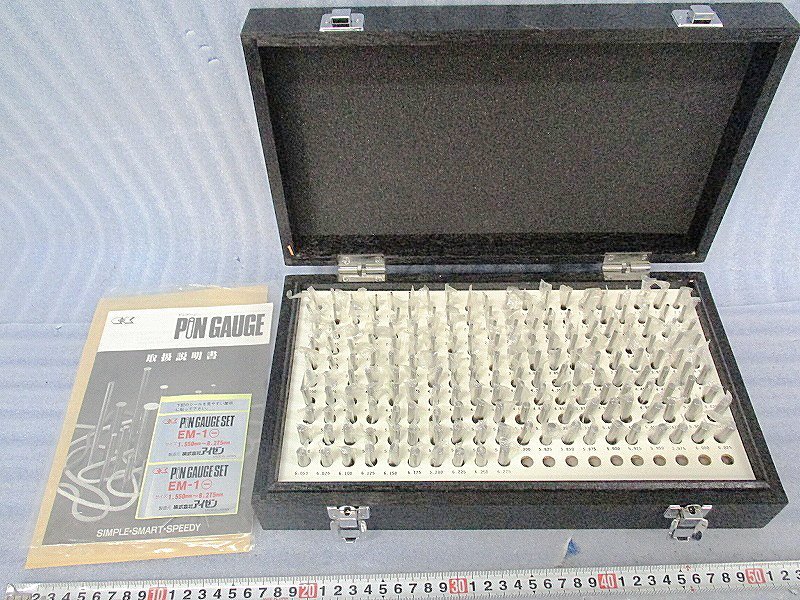 【やや傷や汚れあり】Kゆな3254 EISEN アイゼン ピンゲージセット サイズ1.550～6.275mm EM－1 マイナス目 190本セット 欠品なしの落札情報詳細 - ヤフオク落札価格 ...