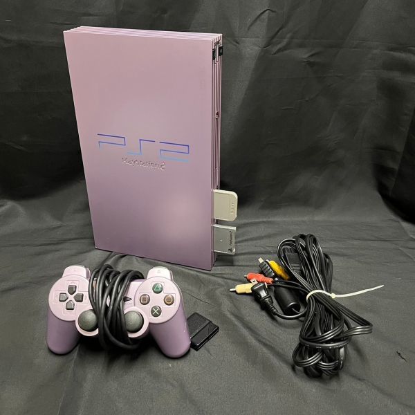【やや傷や汚れあり】BBY037Y PS2 プレイステーション2 SCPH-39000 SAKURA PINK サクラピンク 本体 プレステ2 ...