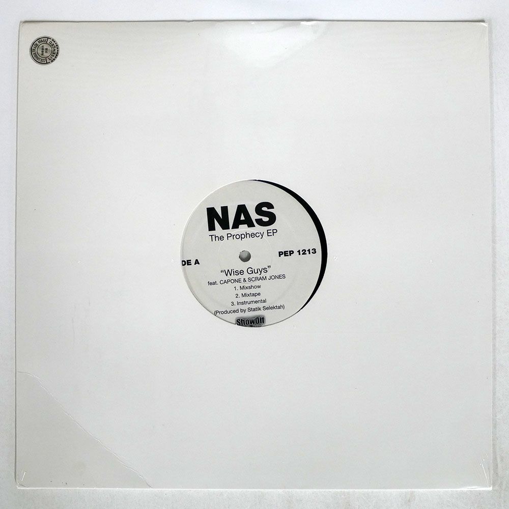【目立った傷や汚れなし】NAS/PROPHECY EP VOLUME 1/NOT ON LABEL (NAS) PEP1213 12の落札情報 ...