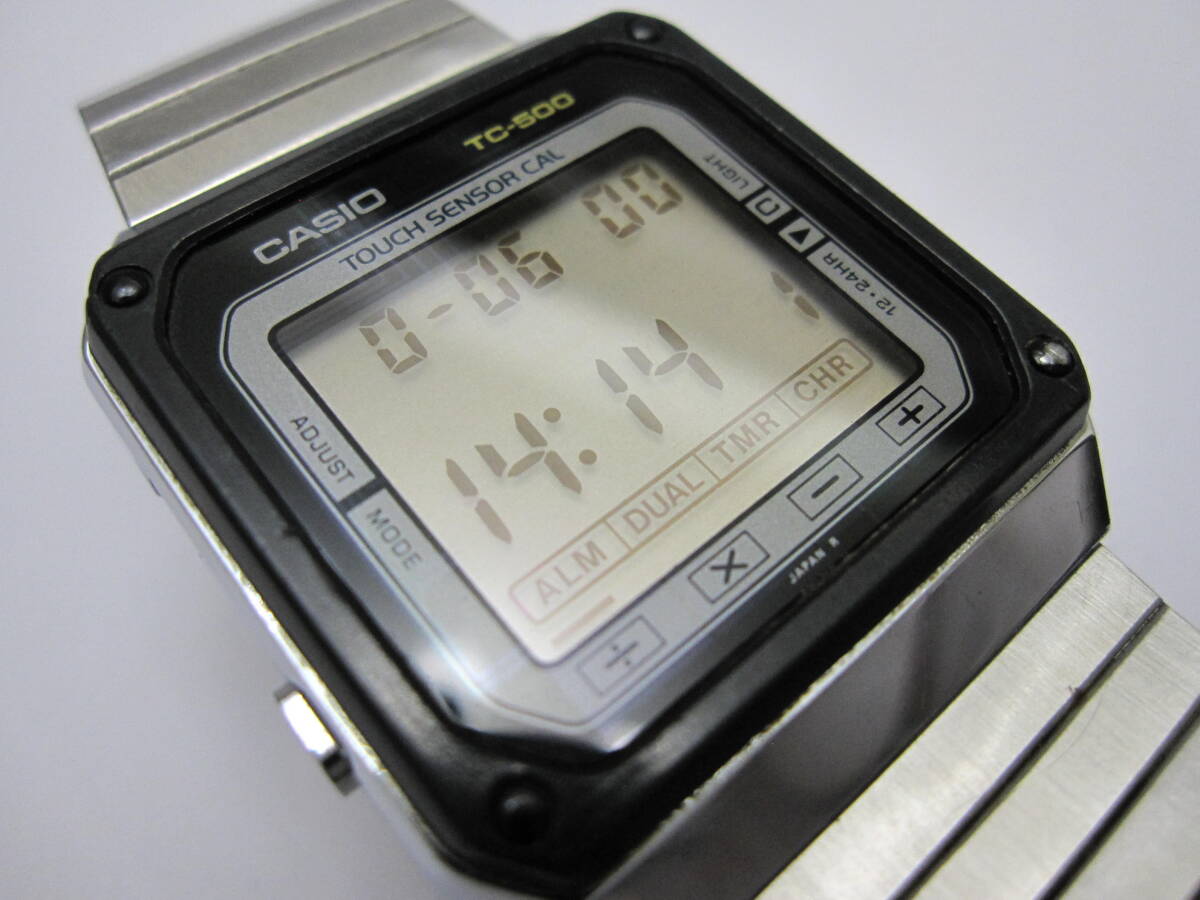 【傷や汚れあり】【YT-TC31-8】CASIO/カシオ TC-500 タッチスクリーン TOUCH SENSOR CAL 計算機能付 ...