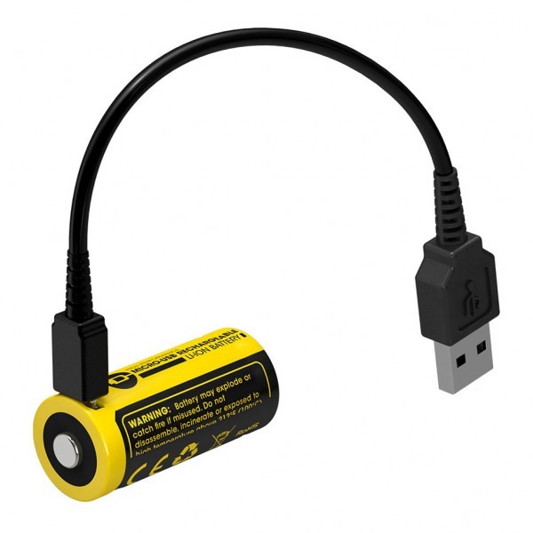 【未使用】Nitecore NL1665R 16340 650mAh 3.6V USB充電対応 保護回路搭載 新品未開封の落札情報詳細 ...