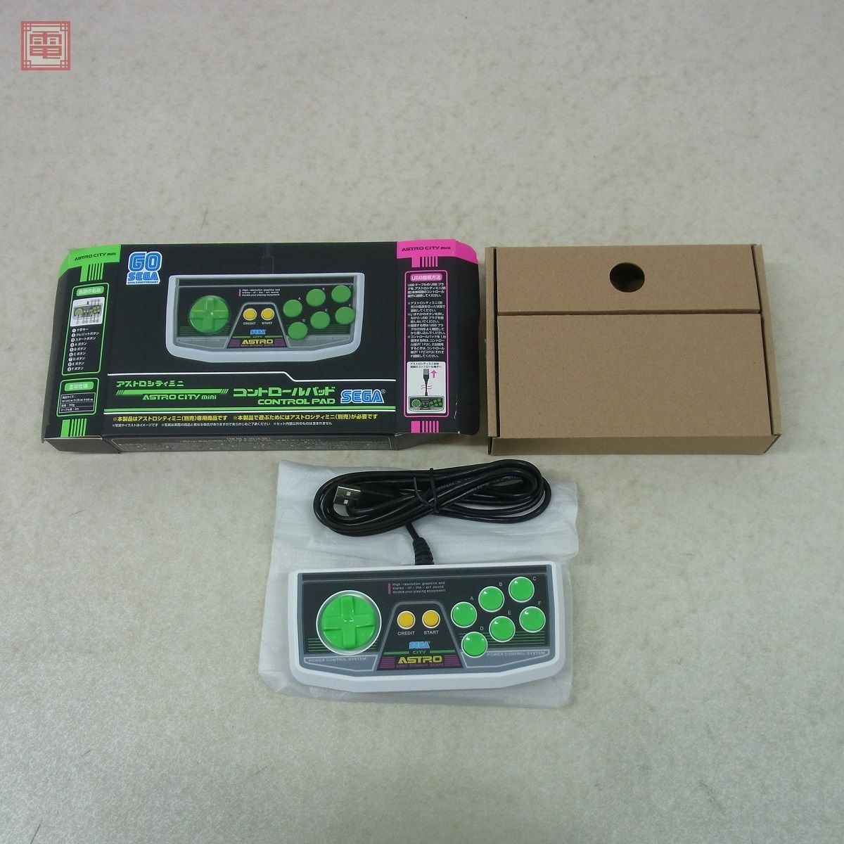 【未使用】未使用 アストロシティ ミニ コントロールパッド ASTRO CITY mini CONTROL PAD セガ SEGA 箱付【10 ...