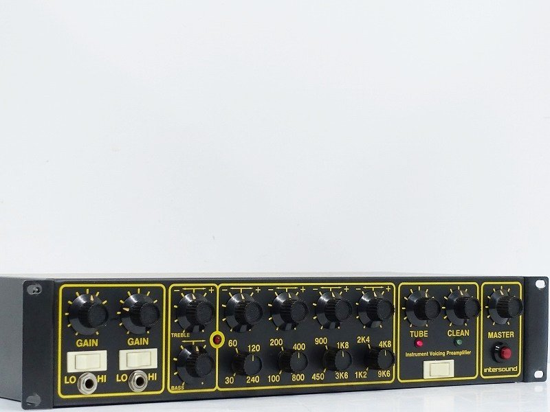 【やや傷や汚れあり】 Intersound IVP プリアンプ ラック型 Instrument Voicing Preamplifier ...