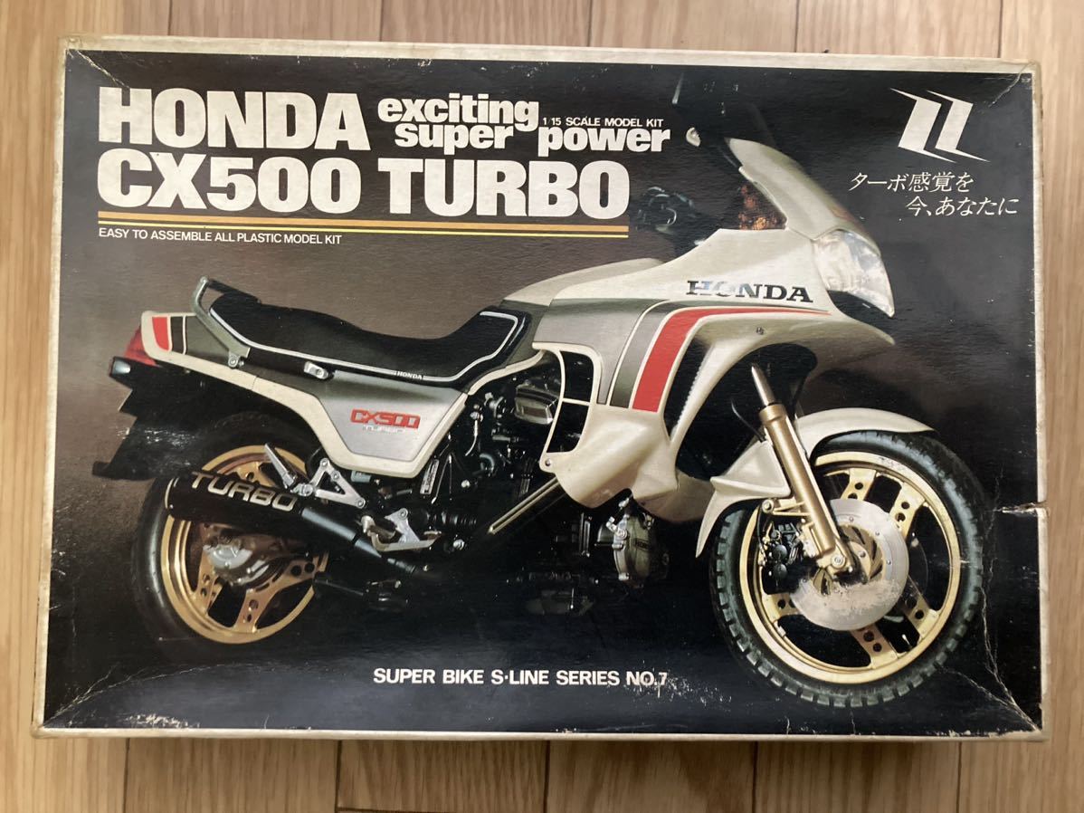【未使用】ユニオン UNION MODEL 1/15 スーパーバイク S-LINE シリーズ No.7 ホンダ CX500 ターボ HONDA ...
