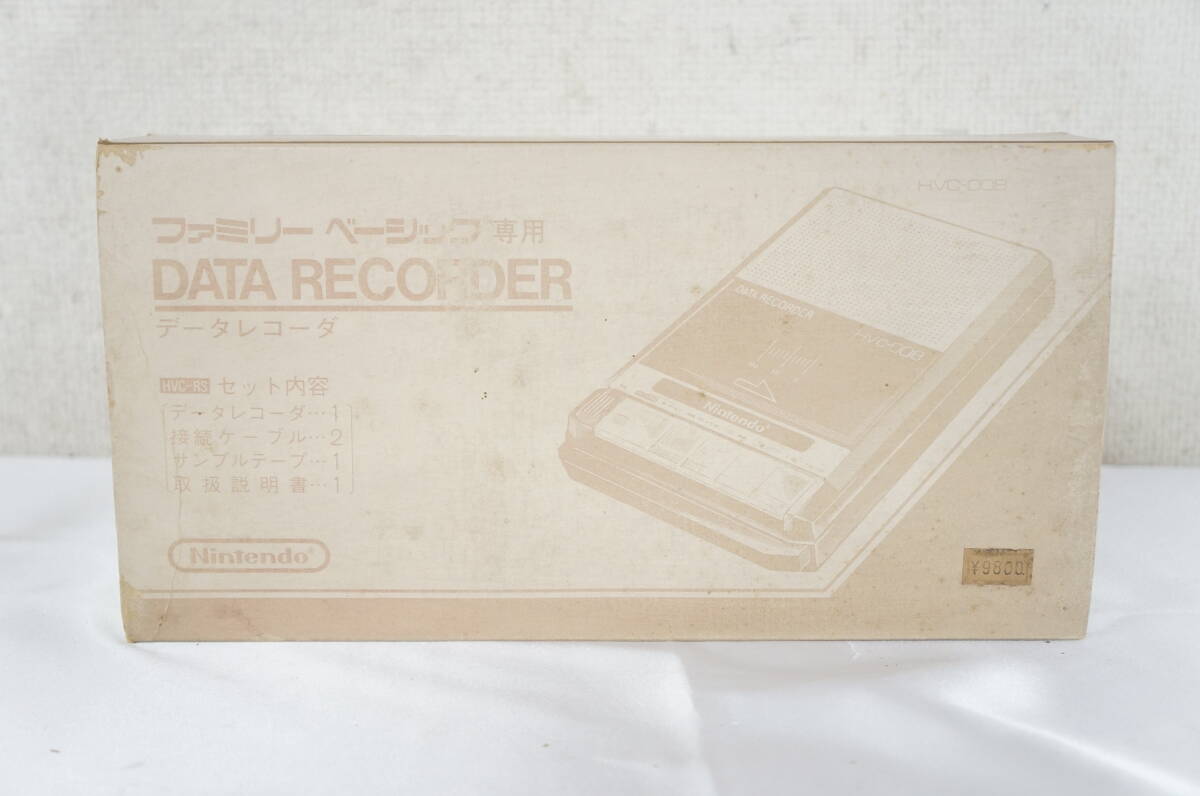 【未使用】② Nintendo 任天堂 HVC-008 ファミリーベーシック専用 DATA RECORDER データレコーダ 保管品 ...