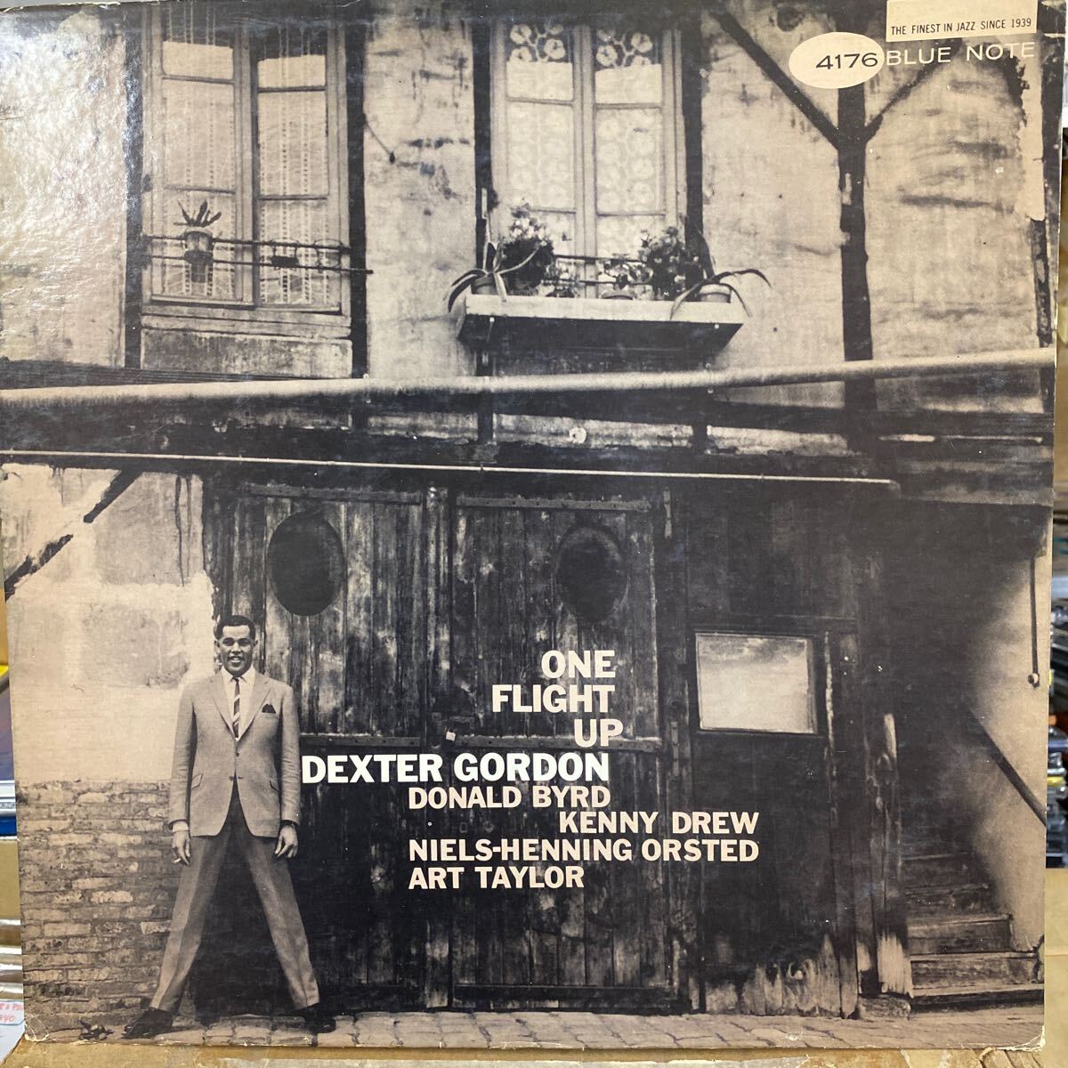 【やや傷や汚れあり】US BLUE NOTE BLP 4176 オリジナル ★ ONE FLIGHT UP / Dexter Gordon ...
