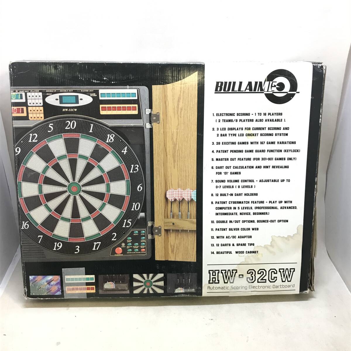 【やや傷や汚れあり】# BULLAIME ブライム HW-32CW 電子ダーツボード 部品 パーツ ボードゲーム ゲーム 動作確認済 箱付 中古品 #R30241の落札情報詳細 - Yahoo ...