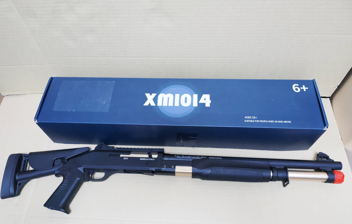 【目立った傷や汚れなし】XM1014 ライブシェル エアーコッキング ショットガン シェル18発付き スポンジ弾 玩具の落札情報詳細 ...