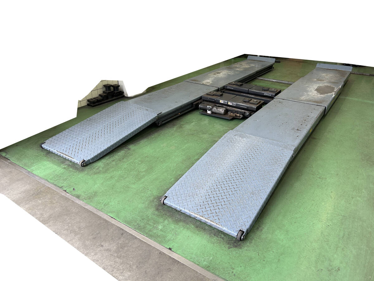 【傷や汚れあり】 二柱リフト OSP-25N ビシャモン 埋め込み式 埋没 リフト ガレージ 日本製 3台目/5台中の落札情報詳細 - ヤフオク落札価格検索 オークフリー