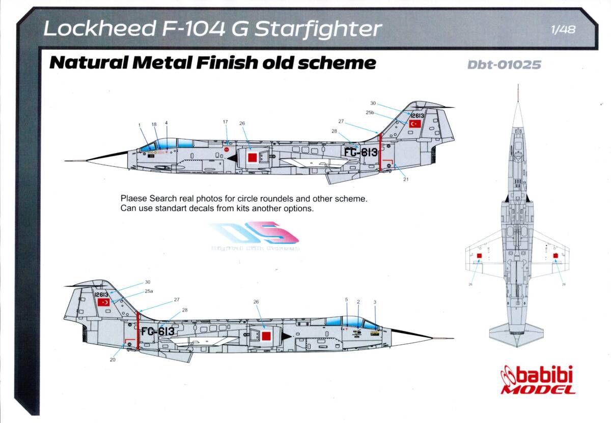 【未使用】1/72 babibi MODEL バビビモデル : Dbt-01024 F-104G Starfighter Natural ...