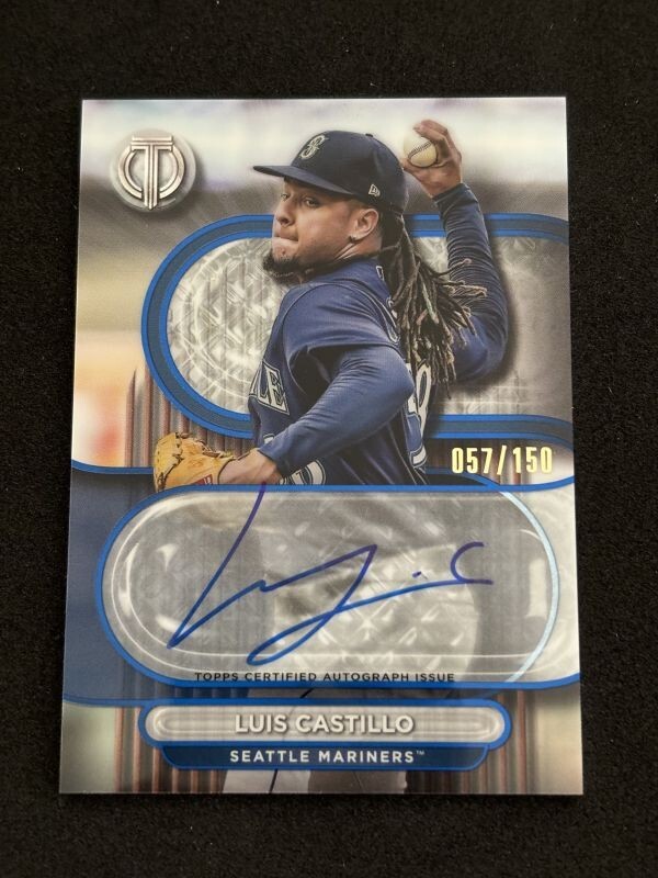 【目立った傷や汚れなし】2023 Topps Tribute Baseball Luis Castillo Auto Blue /150の落札情報詳細 - ヤフオク落札価格検索 オークフリー