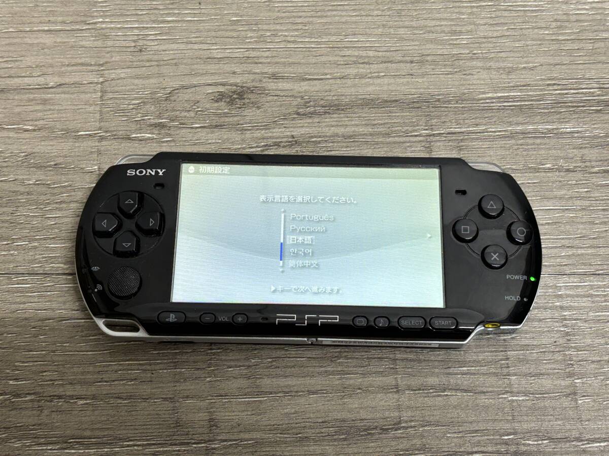 【やや傷や汚れあり】★ PSP プレイステーションポータブル PSP-3000 ブルー 本体 のみ Playstation Portable バッテリー欠品 SONY ソニー 動作確認済みの ...