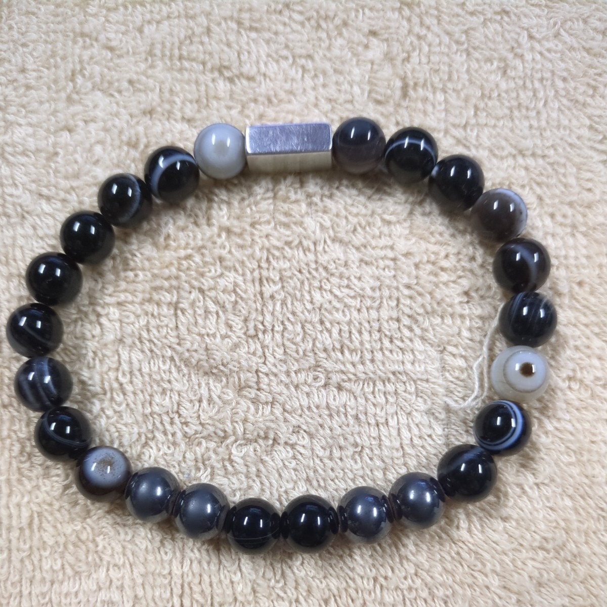 【やや傷や汚れあり】コラントッテ ブレスレット REI ブラック LL18.5cmの落札情報詳細 - ヤフオク落札価格検索 オークフリー