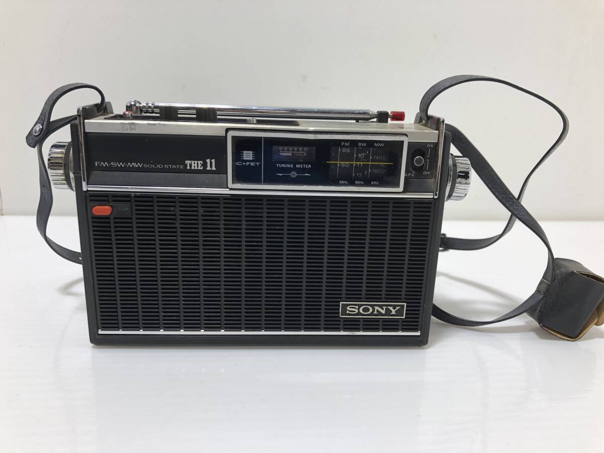 【傷や汚れあり】6035 SONY FM・SW・MW SOLID STATE THE 11 ICF-1100 3バンド トランジスタラジオ 写真追加あり C1の落札情報詳細 - ヤフオク落札 ...