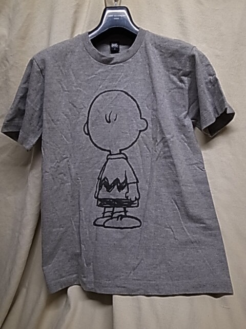 グラニフ Design Tshirts Store graniph スヌーピー/PEANUTS コラボ 長袖シャツ サイズS 綿100％ 総柄 ...