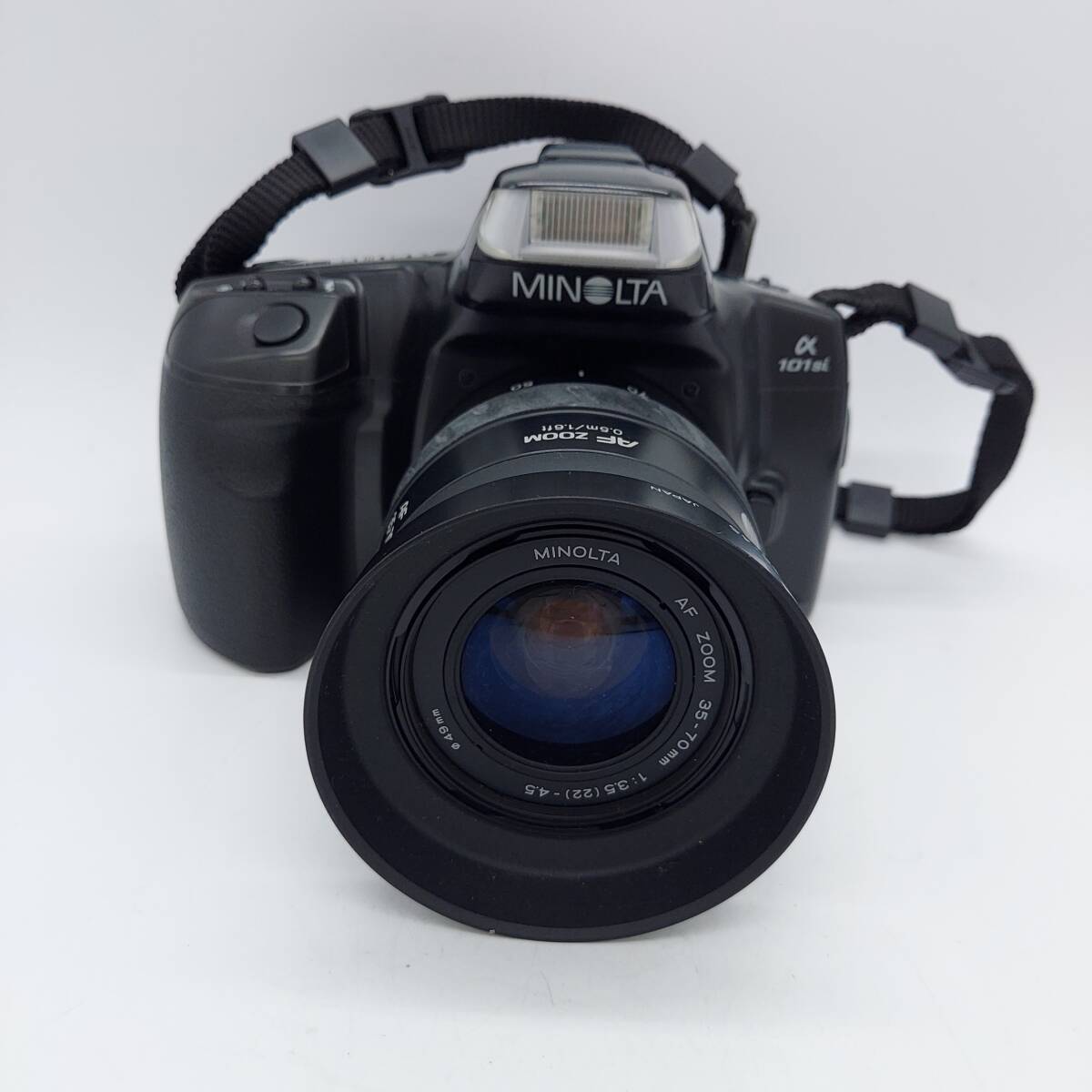 【やや傷や汚れあり】【通電確認済】MINOTLA ミノルタ α 101si 一眼レフフィルムカメラ MINOLTA AF ZOOM 35-70mm 1:35(22)-4.5 (6298)の落札 ...