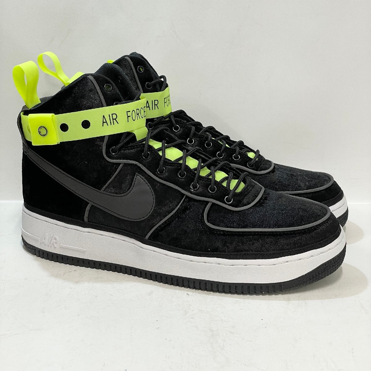 【目立った傷や汚れなし】29cm NIKE AIR FORCE 1 AF1 HIGH 07 QS 573967-003 ナイキ エア フォース ...