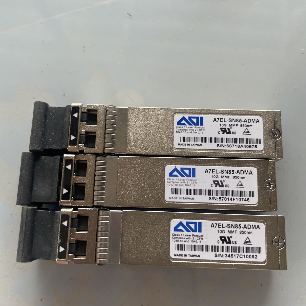 【傷や汚れあり】(Q46）ADI A7EL-SN85-ADMA 10G MMF850nm 3点【中古動作品】の落札情報詳細 - ヤフオク落札 ...