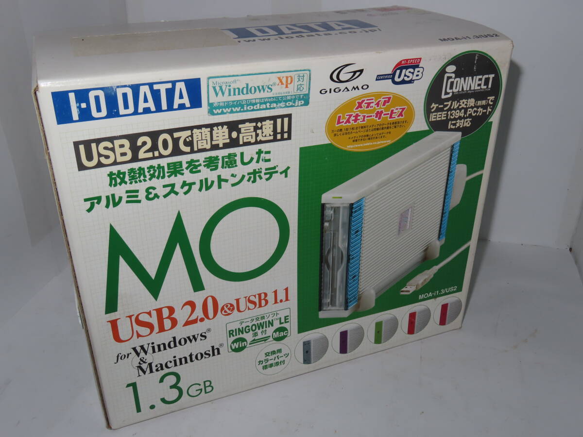 【未使用】未使用品 I-O DATA製 USB2.0対応 1.3G MOドライブ MOA-i1.3W/US2の落札情報詳細 - ヤフオク落札価格検索 オークフリー