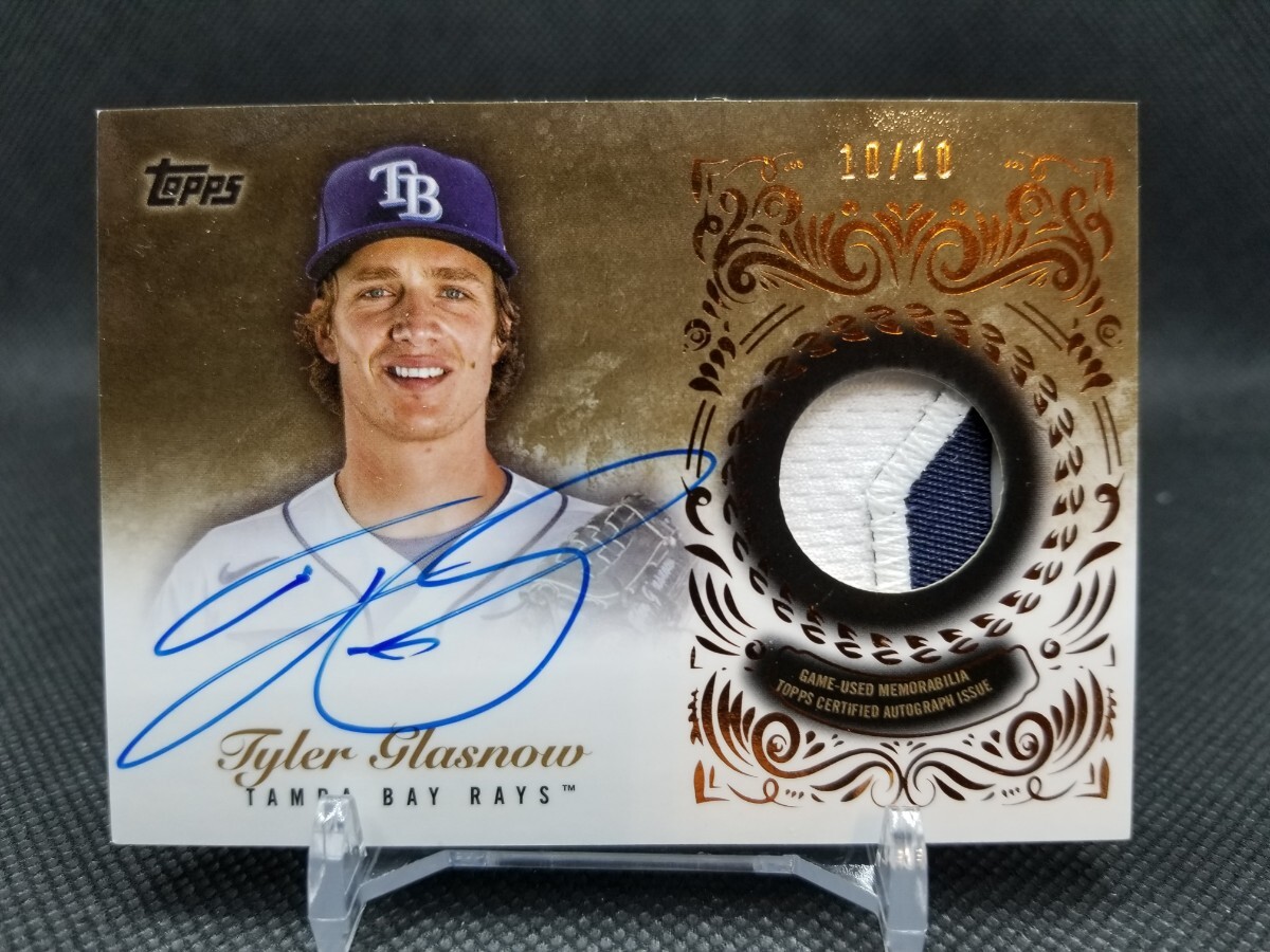 【目立った傷や汚れなし】【10/10】2022 Topps Reverence Autograph Patch card Tyler ...