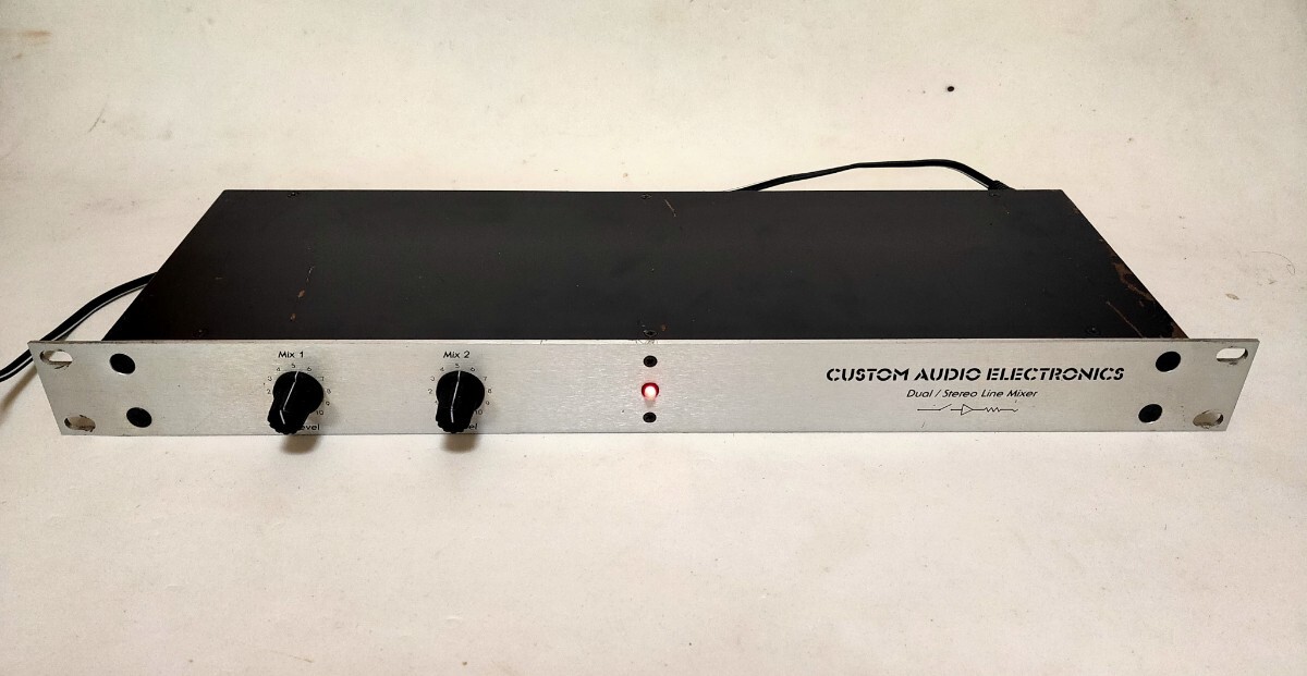 【やや傷や汚れあり】CUSTOM AUDIO ELECTRONICS Dual/Stereo Line Mixerの落札情報詳細 - ヤフオク ...