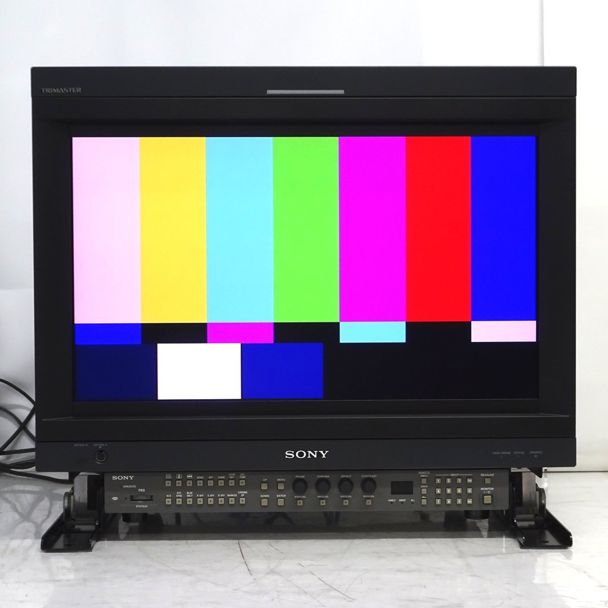【傷や汚れあり】SONY BVM-L230 23型液晶マスターモニター（3G/HD-SDI入力/15Rコントローラー付き/やや発色訳あり ...