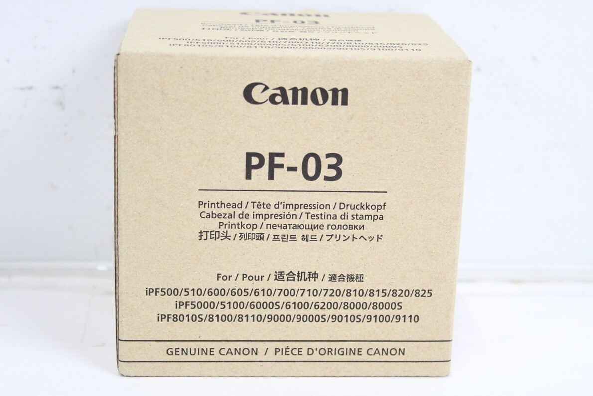 【未使用】未使用 CANON 純正 プリンタヘッド PF-03 キャノン IT2ATWMECTFI-YR-L28-byebyeの落札情報詳細 ...