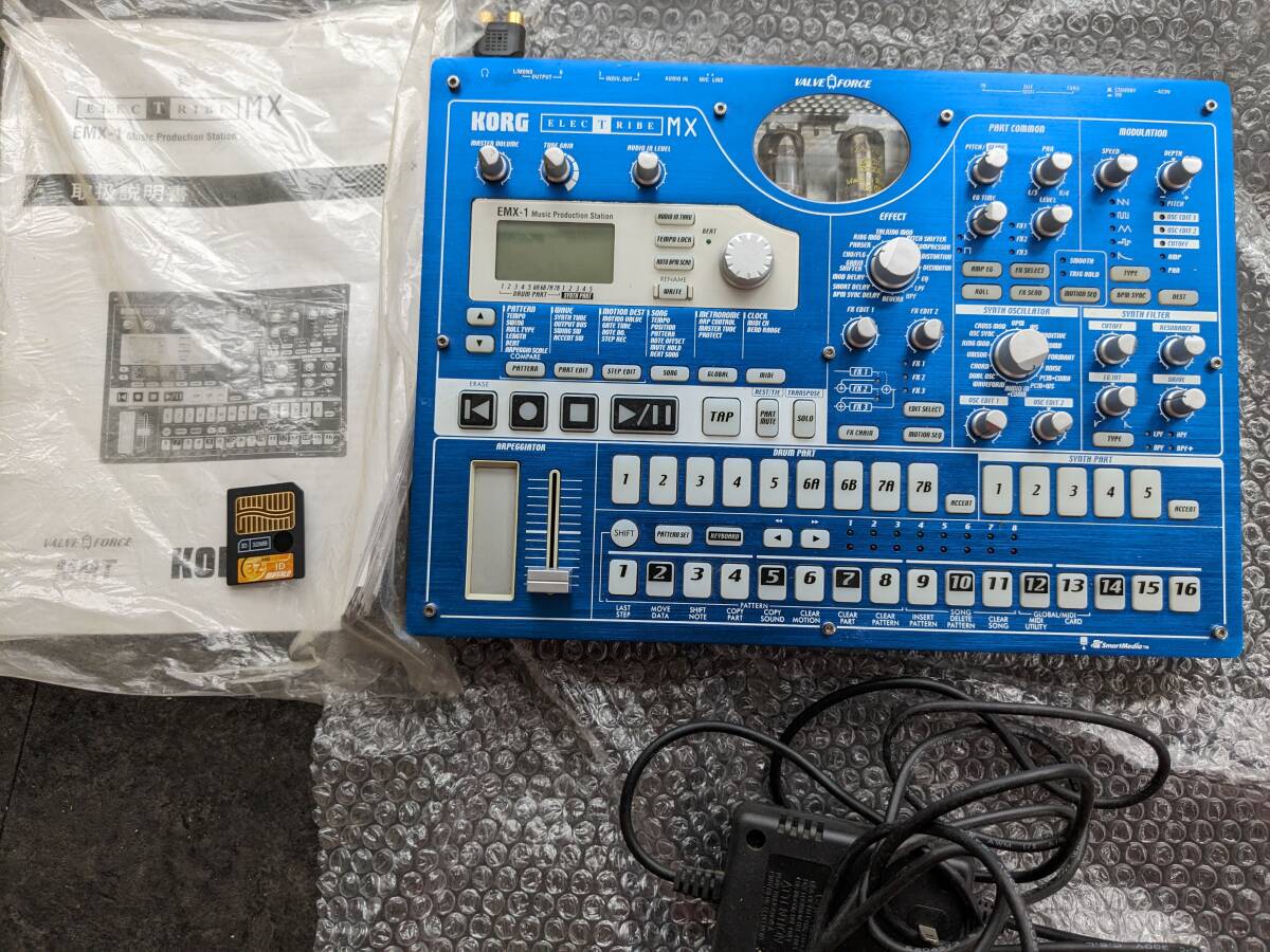 【目立った傷や汚れなし】KORG コルグ ELECTRIBE MX EMX-1 電源ACアダプタ SM 説明書コピー付 通電確認 アナログ ...