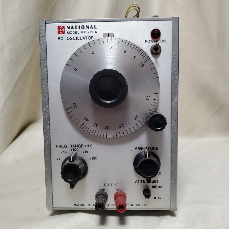 【傷や汚れあり】National VP-723A RC発振器 RCオシレーター 通電確認OKの落札情報詳細 - Yahoo!オークション落札価格検索 オークフリー