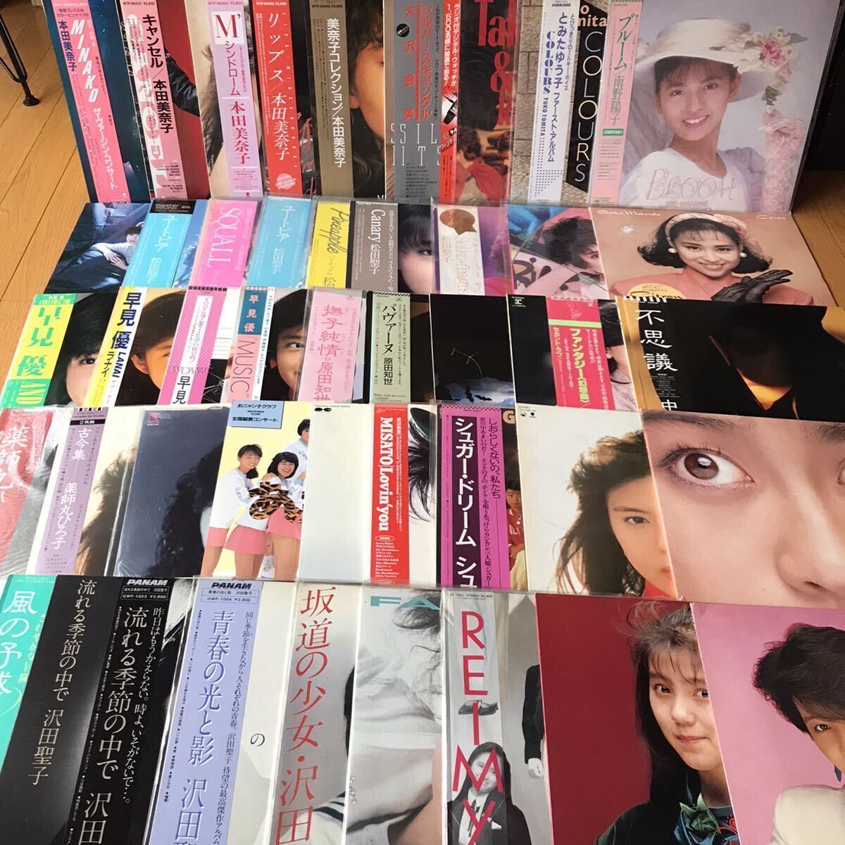 【傷や汚れあり】 まとめ出品 その② 邦楽 80sアイドルなど 45枚 LP レコード 中古 現状品 和モノ 女性アイドル 本田美奈子 松田聖子 早見優 citypopの落札情報詳細 ...