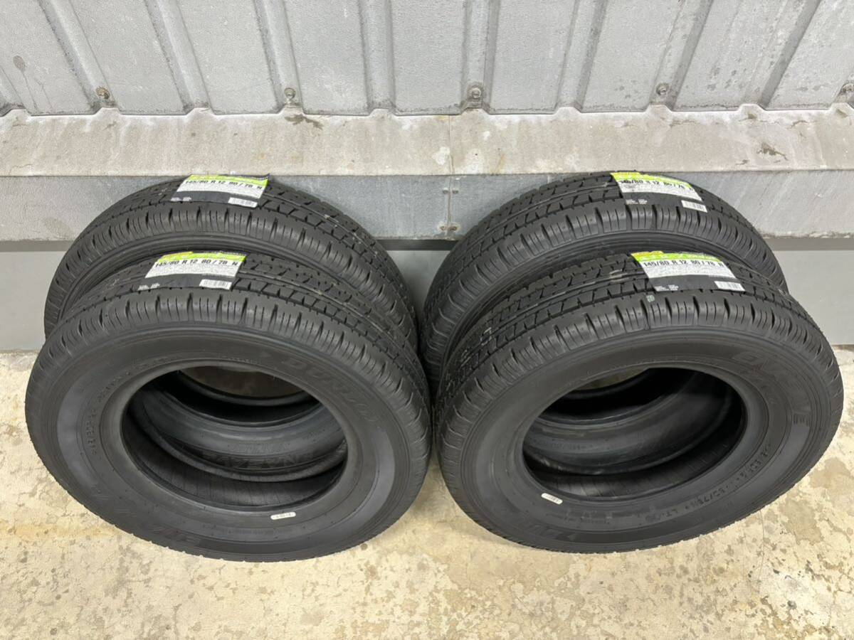 【未使用】ダンロップ エナセーブVAN01 新品 4本セット 145/80R12 80/78N 軽トラ 軽バン 145R12 6PR ハイゼット キャリー サンバー エブリィ アクティの落札 ...