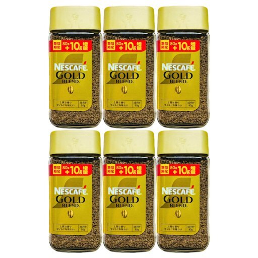 【未使用】ゴールドブレンド 90g(80g+10g) 6個セット ネスカフェ インスタントコーヒーの落札情報詳細 - ヤフオク落札価格検索 オークフリー