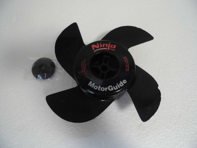 【目立った傷や汚れなし】貴重 モーターガイド ニンジャプロップ 4枚ペラ MotorGuide Ninja PROP 検／スクリュー エレキ ...