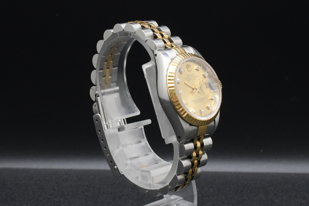 【傷や汚れあり】難あり ROLEX DATEJUST Ref:69173 ロレックス デイトジャスト Cal.2135 K18YG x SS ...