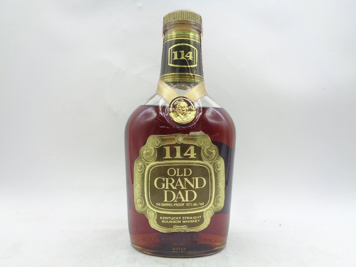 【未使用】古酒 特級表示 未開栓 OLD GRAND-DAD オールド グランダッド 86 バーボン ウイスキー 750ml 43%の落札情報 ...